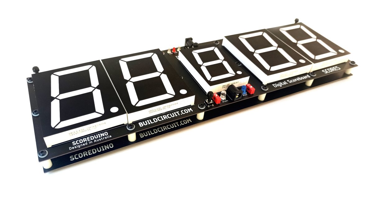Diy Arduino Based Digital Scoreboard Score5 3 From Buildcircuit On